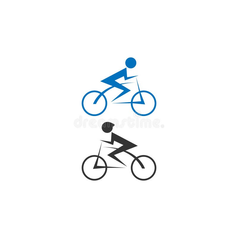 Bicycle. Bike Icon Logo Design Vector. Cycling Concept Template Stock ...