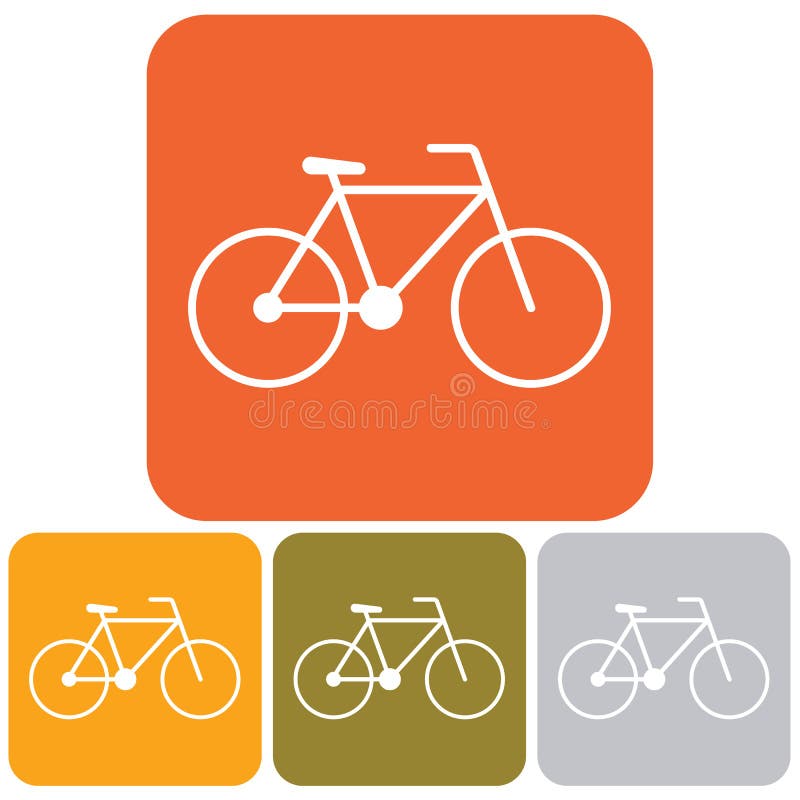Bicycle / bike icon stock vector. Illustration of pimp - 87929991