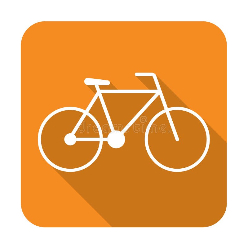 Bicycle / bike icon vector stock vector. Illustration of isolated ...