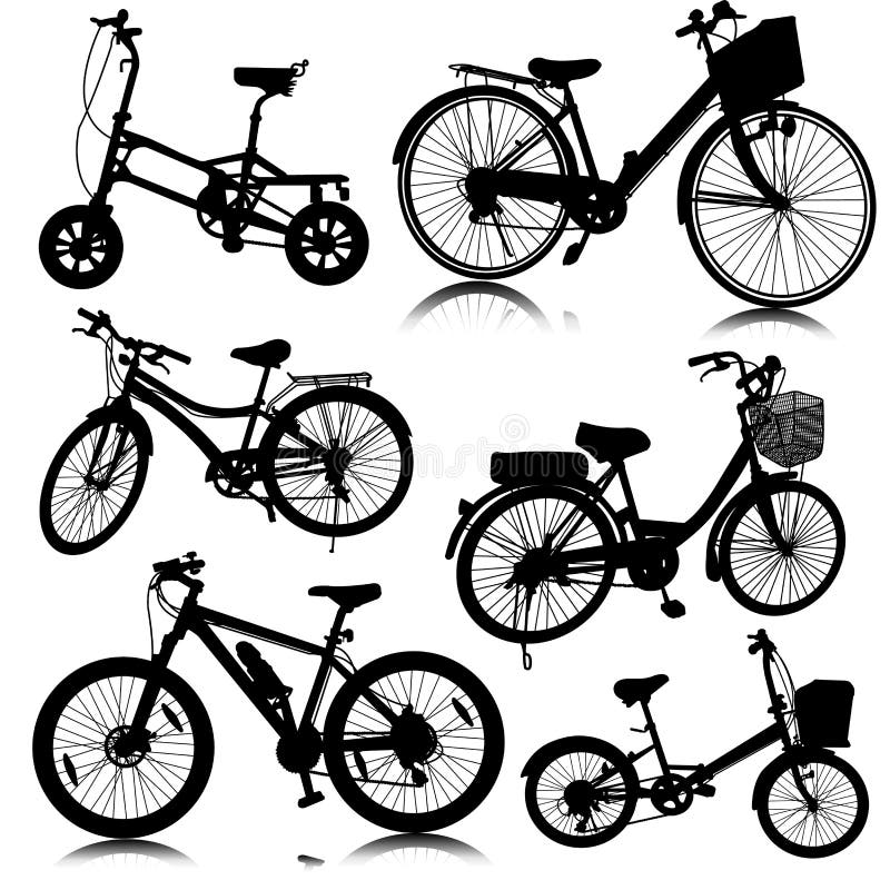 Bicycle bike vector stock vector. Illustration of graphic - 35290198