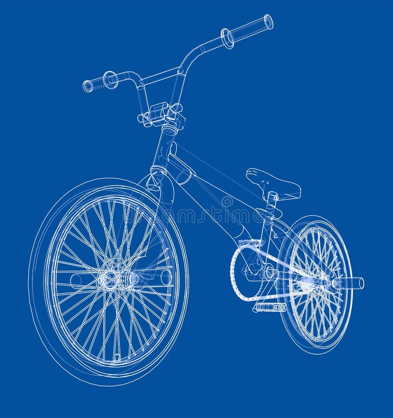 Bicycle bmx. Vector stock vector. Illustration of brake - 101002865