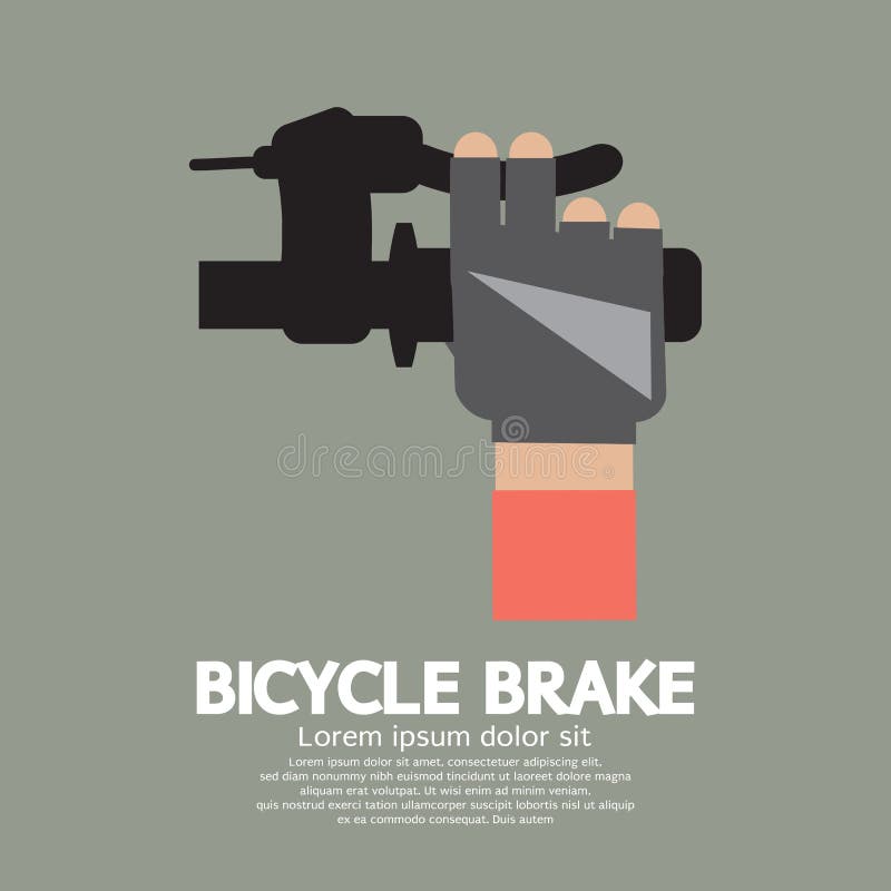 Bicycle Brake stock vector. Illustration of hydraulic - 44822377