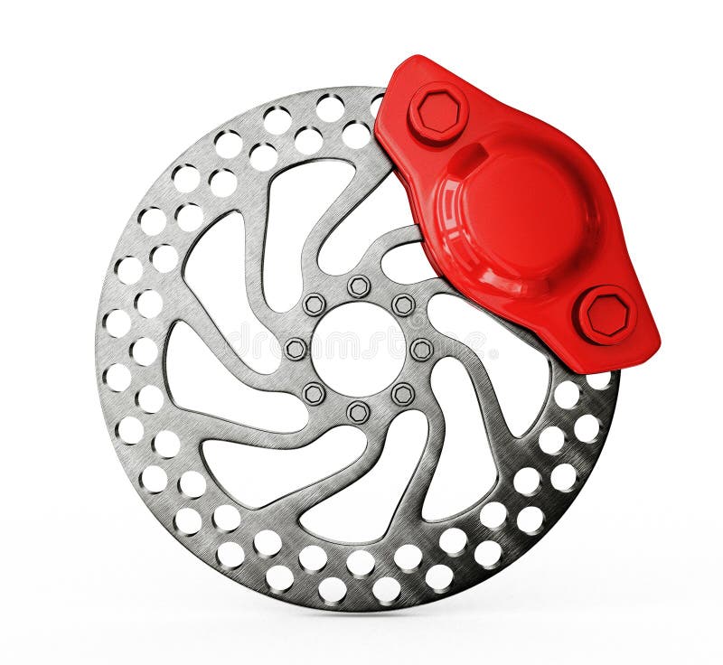 Bike disc brake rotor stock vector. Illustration of cable - 12997812