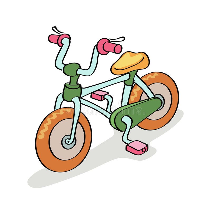 Bicycle Cartoon Stock Illustration - Image: 46720913