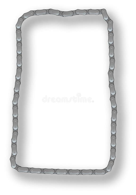 Bicycle Chain Border stock vector. Illustration of driven - 66406429