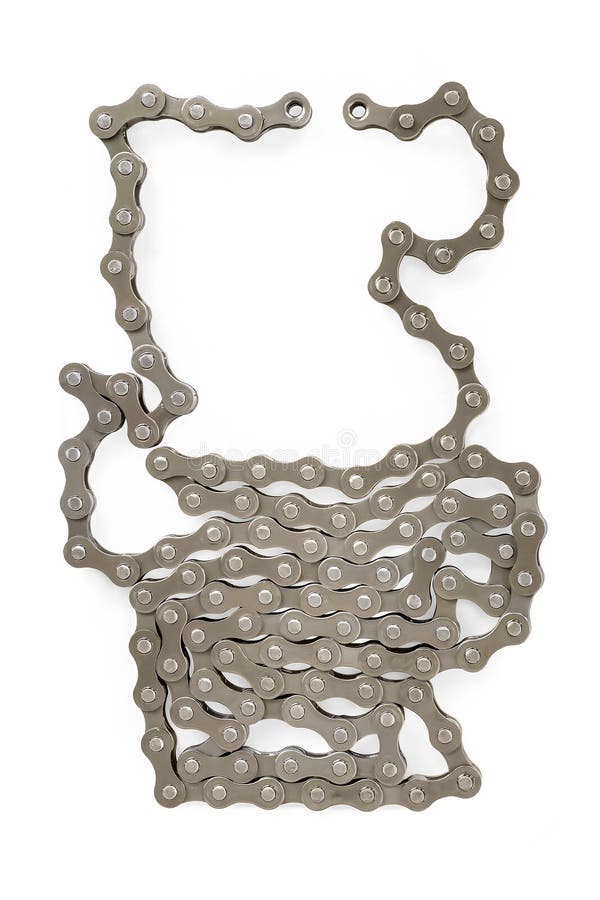 Bike chain star. stock photo. Image of isolated, motorcycle - 66589166