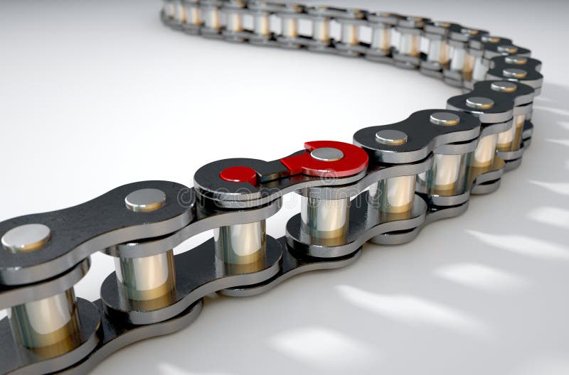 Chain Missing Link Question Mark Stock Image - Image of metal ...