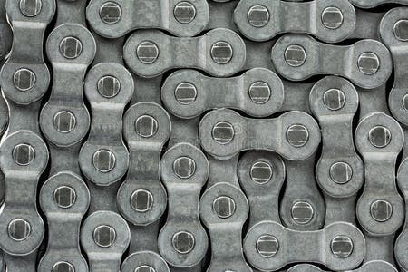 A bicycle chain pattern stock photo. Image of closeup - 41910840