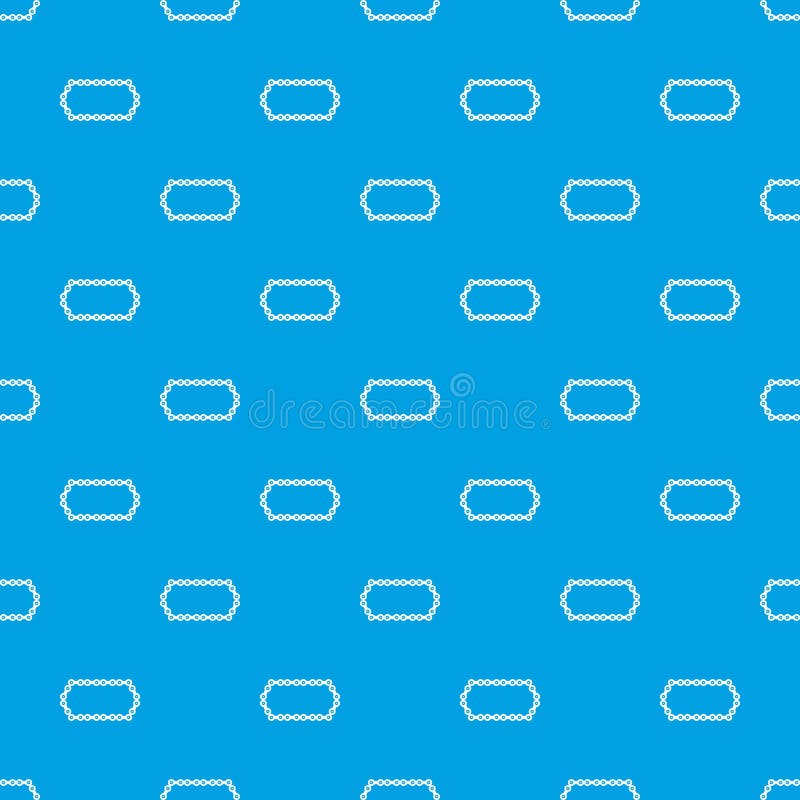 Bicycle Chain Pattern Seamless Blue Stock Vector - Illustration of ...
