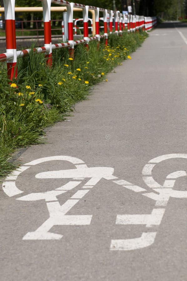 Bicycle city path stock image. Image of asphalt, travel - 40249805