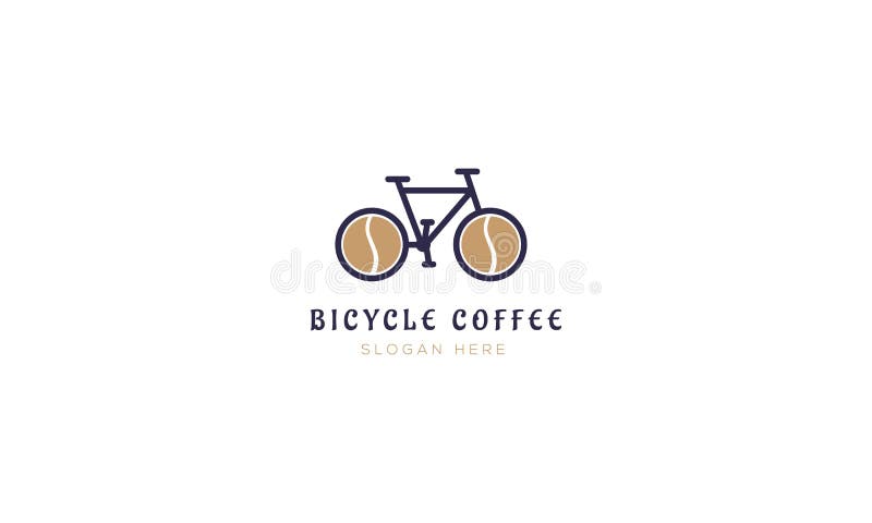 Bicycle Coffee Logo Vector Template or Bicycle Cafe Logo Stock Vector ...