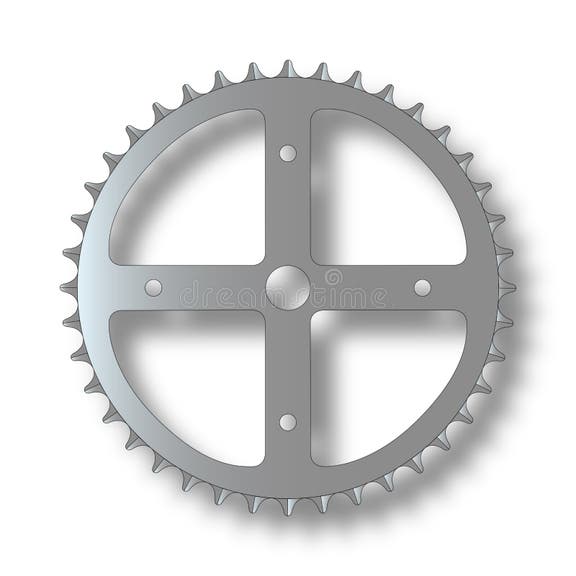 Bicycle Cog stock vector. Illustration of bike, metal - 66406483