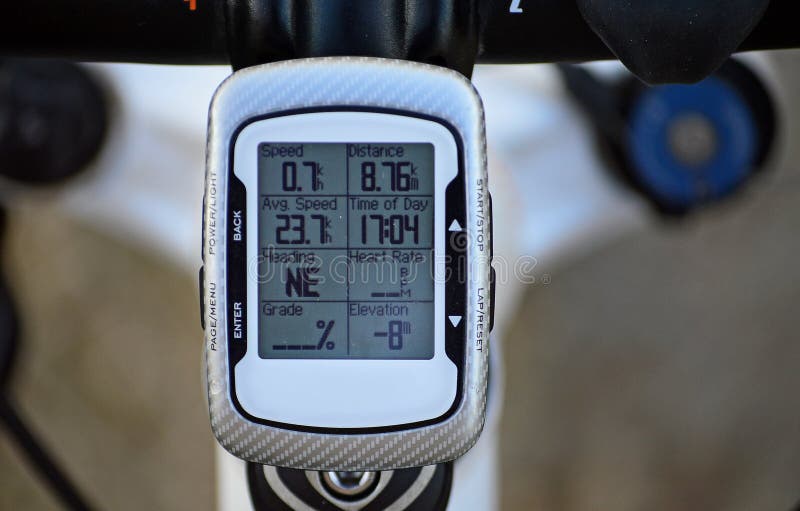 Bicycle Computer stock image. Image of cycling, edge - 62091303