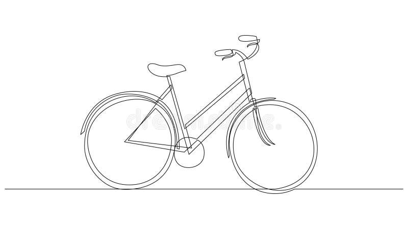 Continuous Line Drawing Cycle Stock Illustrations – 1,670 Continuous ...