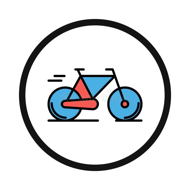 Bicycle, Cycle, Road, Cycling, Bicycle Icon Stock Vector - Illustration ...
