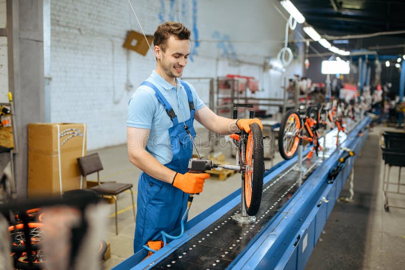 Assembly Line with Robotic Arms in a Factory Stock Illustration ... Assembly Line with Robotic Arms in a Factory Stock Illustration ...