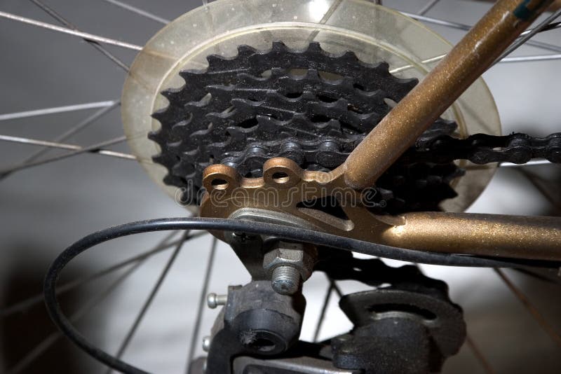 Bicycle Gears stock photo. Image of gears, close, derailer - 36322
