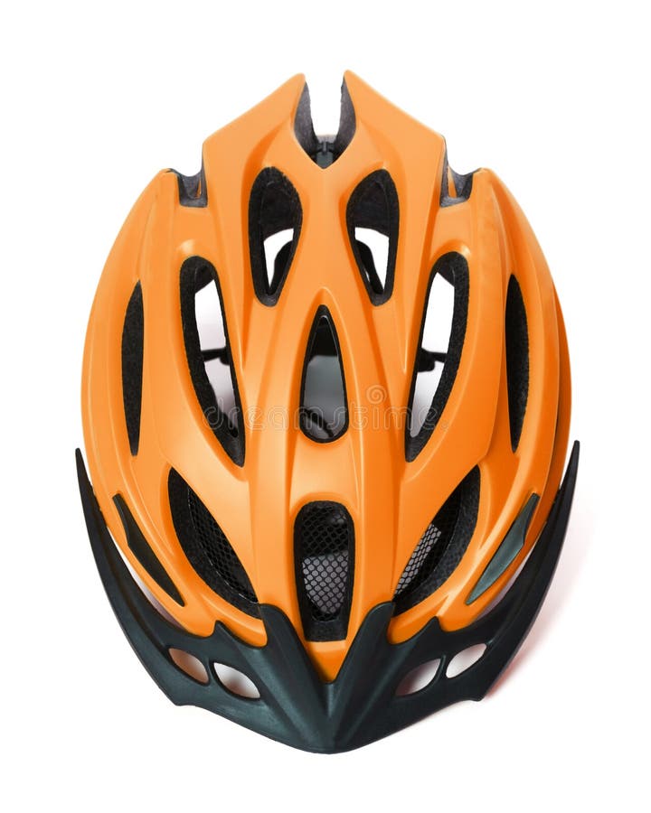 Bicycle Helmet Isolated on White with Shadow Stock Image - Image of ...
