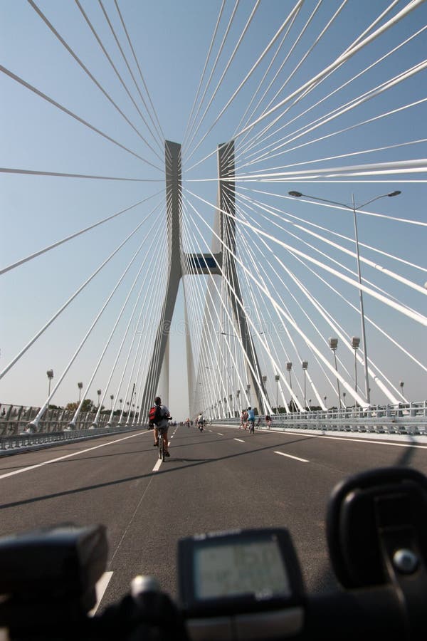 Bicycle on a highway stock photo. Image of bicycle, highway - 21473968