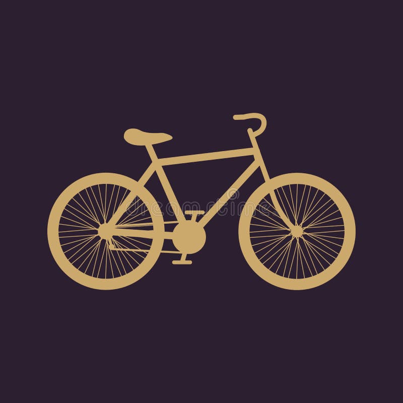 The Bicycle Icon. Bike Symbol Stock Vector - Illustration of element ...