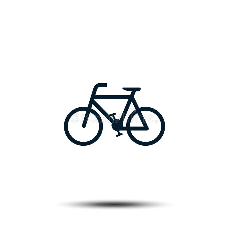 Bicycle Icon Vector Template. Bike Illustration Flat Design Stock ...