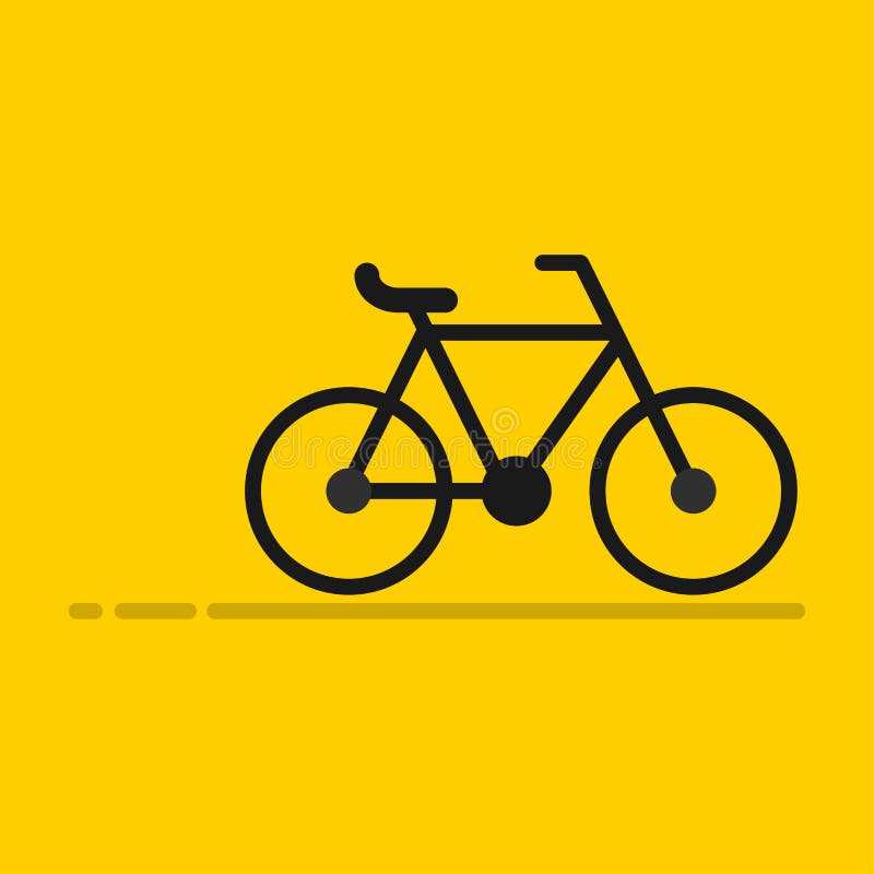 Bicycle Icon , the Element of Transport Infrastructure , Vector ...