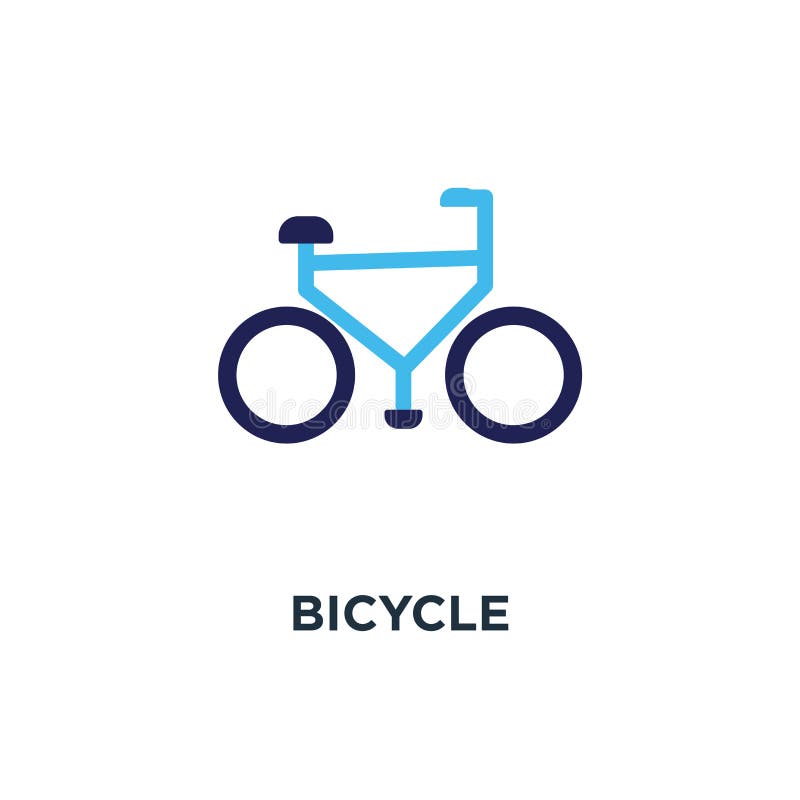 Bicycle Icon. Ride Cycle, Exercise Sign Concept Symbol Design, V Stock ...
