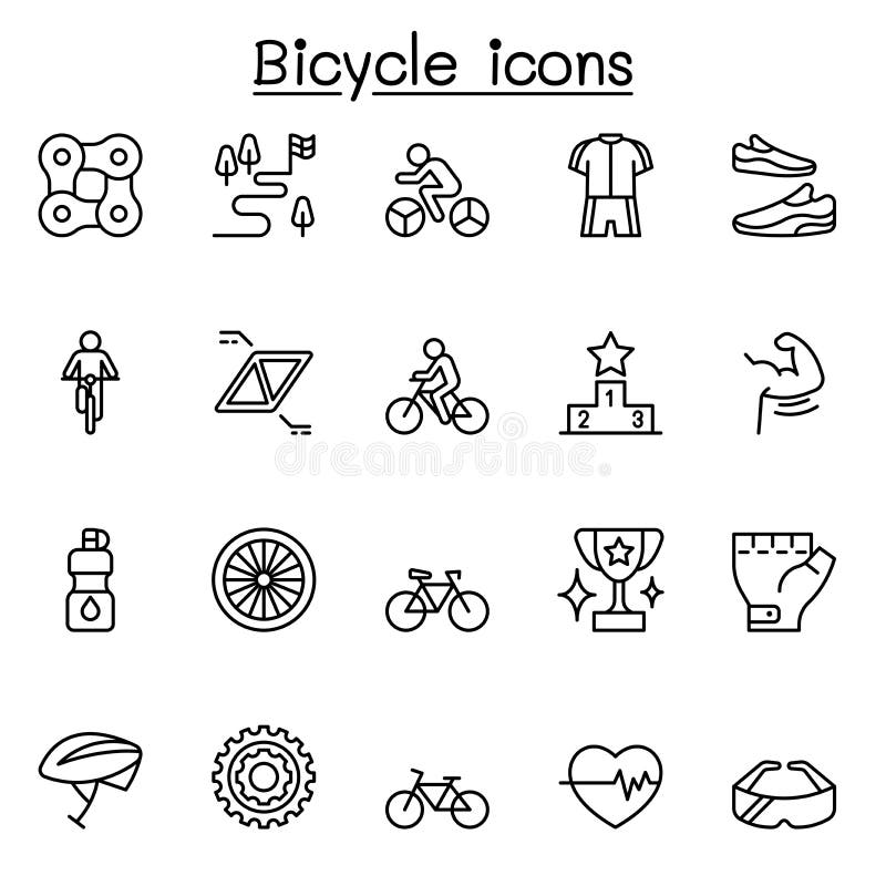 Bicycle icon, simple style stock vector. Illustration of leisure - 79266054