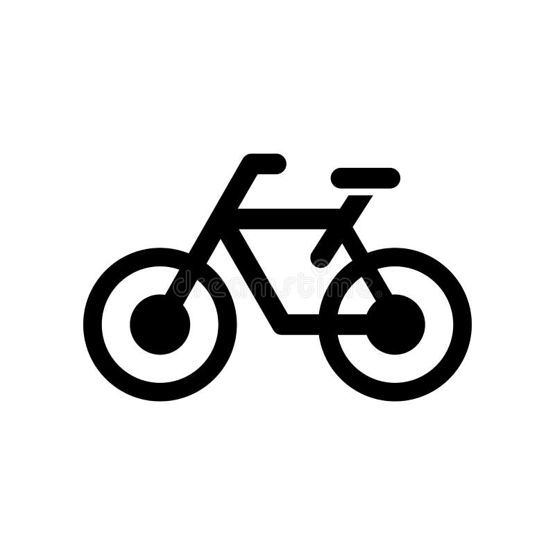 Bicycle Icon Simple Flat Vector Illustration Stock Vector ...