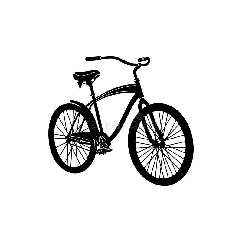 Bicycle icon, simple style stock vector. Illustration of chain - 80477802