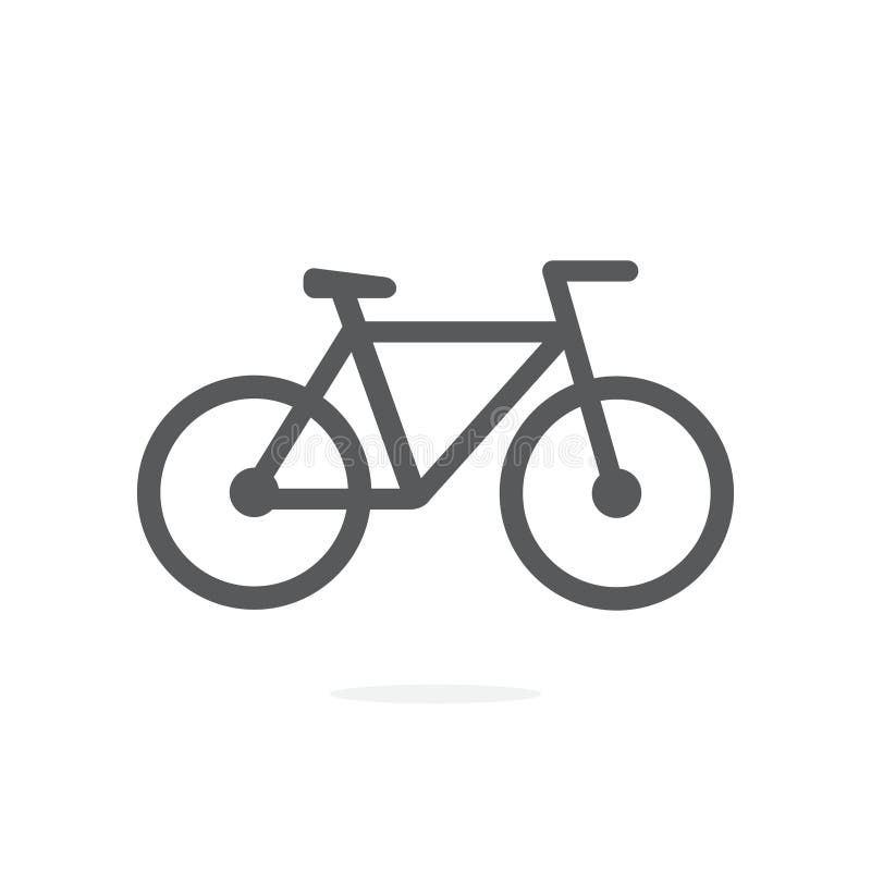 Bicycle icon, simple style stock vector. Illustration of leisure - 79266054