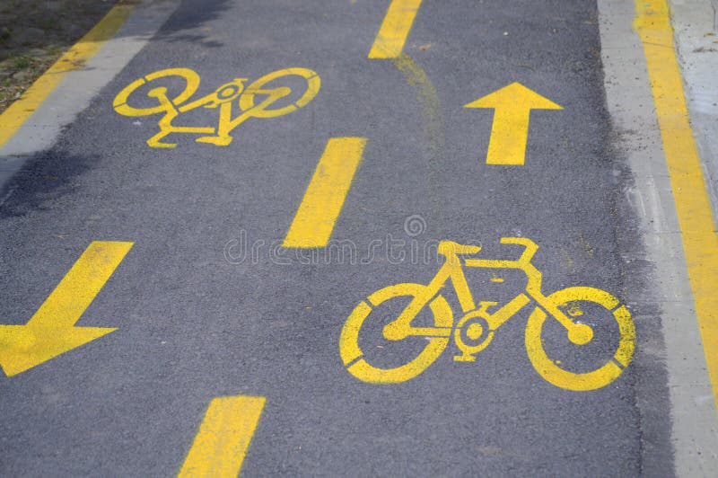 Bicycle lane stock photo. Image of fresh, sport, texture - 70995376