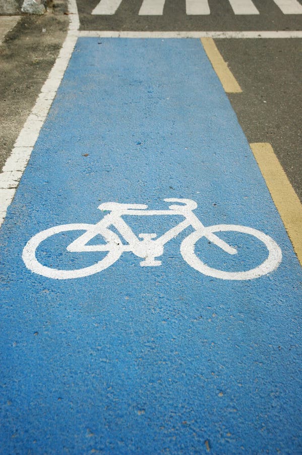 Bicycle lane symbol stock image. Image of gray, active - 23130183