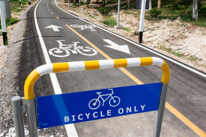 Bicycle lanes stock photo. Image of traffic, street, bicycle - 71951714