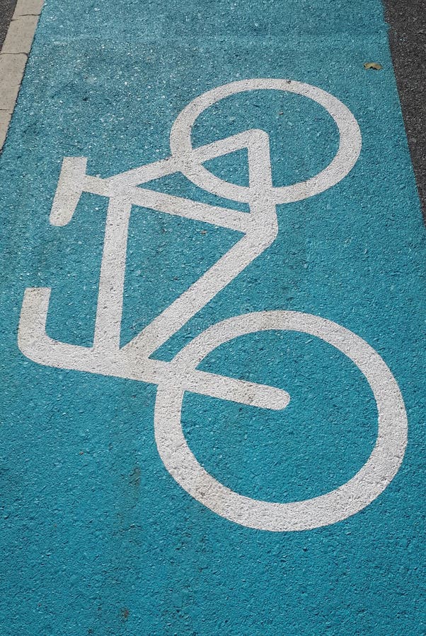 Bicycle line , bicycle way stock image. Image of line - 62668735