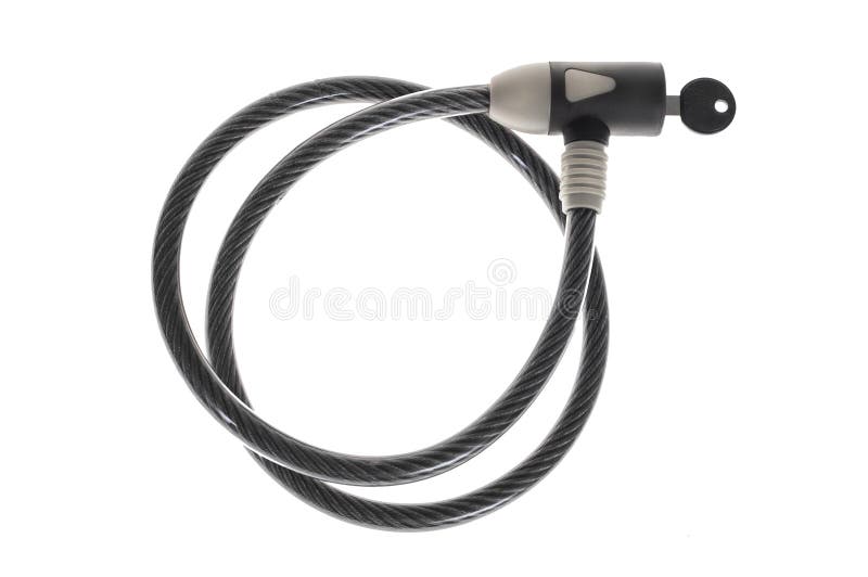 Bicycle lock stock photo. Image of color, keyhole, fastening - 173995788