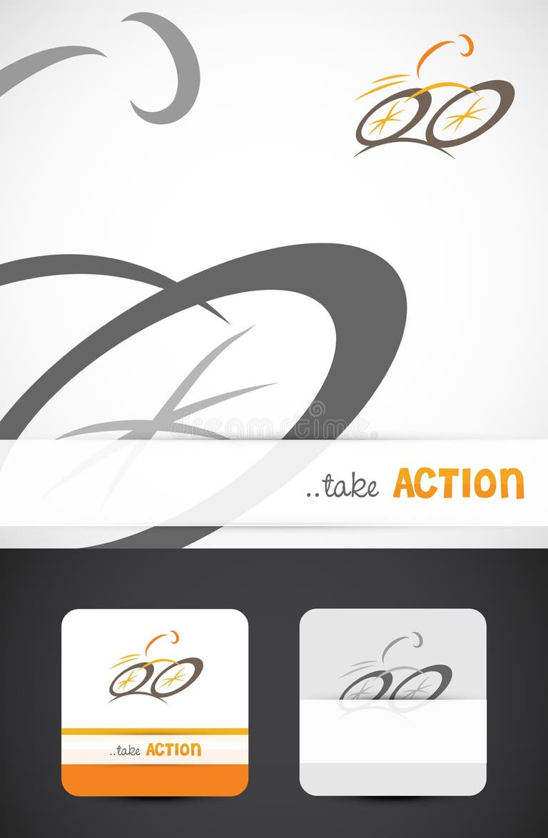 Creative Bicycle Icon Design Stock Illustrations – 4,610 Creative ...