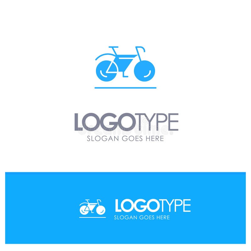 Bicycle, Movement, Walk, Sport Blue Logo Vector Stock Vector ...