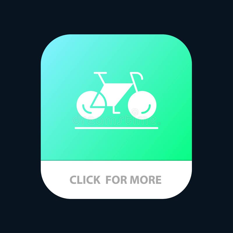 Bicycle, Movement, Walk, Sport Mobile App Icon Design Stock Vector ...