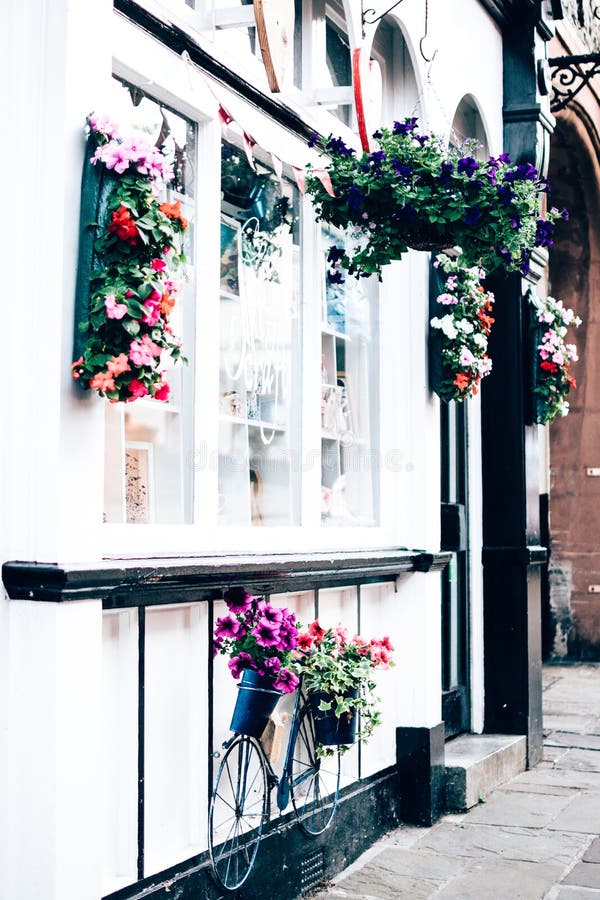 Bicycle Parked Beside Railings Under A Window Picture. Image: 119611316