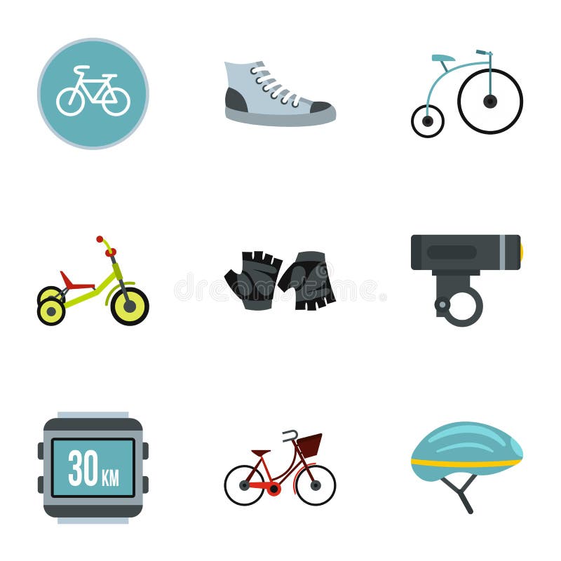 Bicycle Parts Icons Stock Illustrations – 431 Bicycle Parts Icons Stock ...