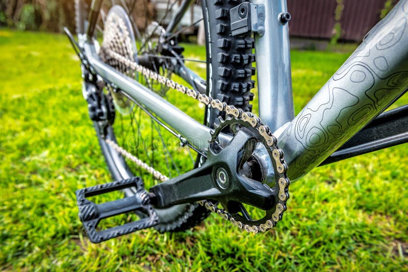 Bicycle Parts, Wheel, Chain and Gear Stock Photo - Image of component ...