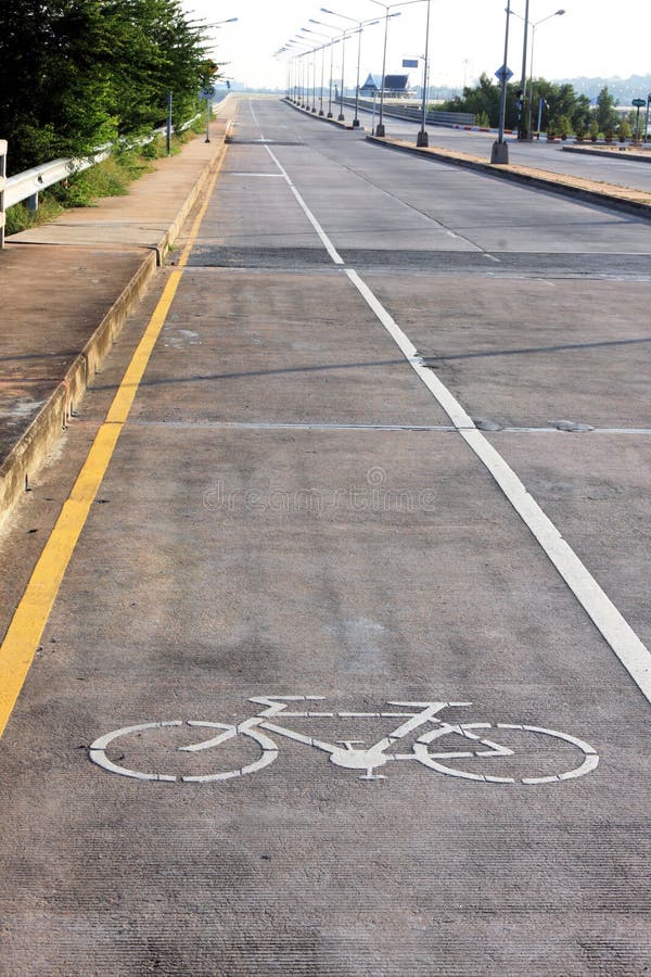 Bicycle path stock image. Image of active, arrow, ride - 20323465