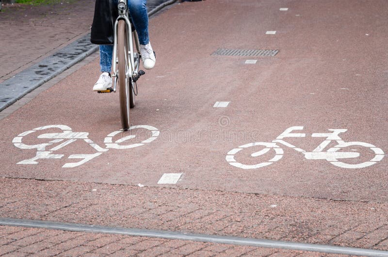 Bicycle Path stock image. Image of recreation, centre - 77982877