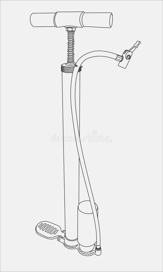 Bathroom Pump stock vector. Illustration of pump, plunger - 101087576