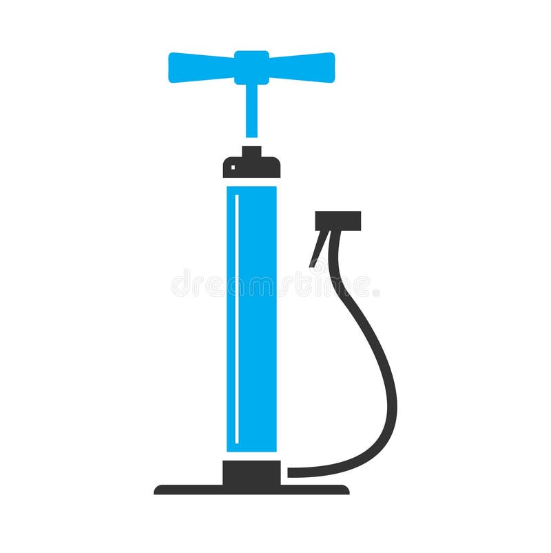 Bicycle Pump Icon on Background for Graphic and Web Design. Simple ...