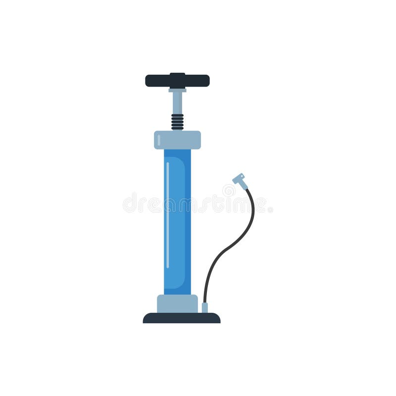 Bicycle pump icon stock illustration. Illustration of maintenance ...