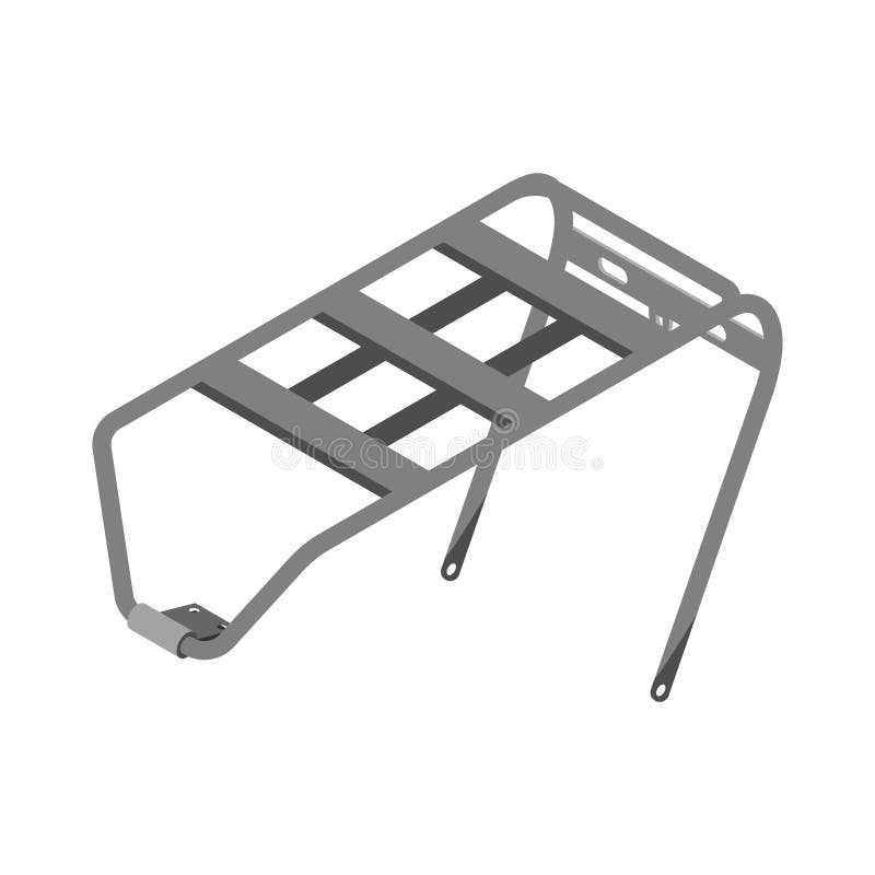 Bicycle Rack Isometric Composition Stock Vector - Illustration of icon ...