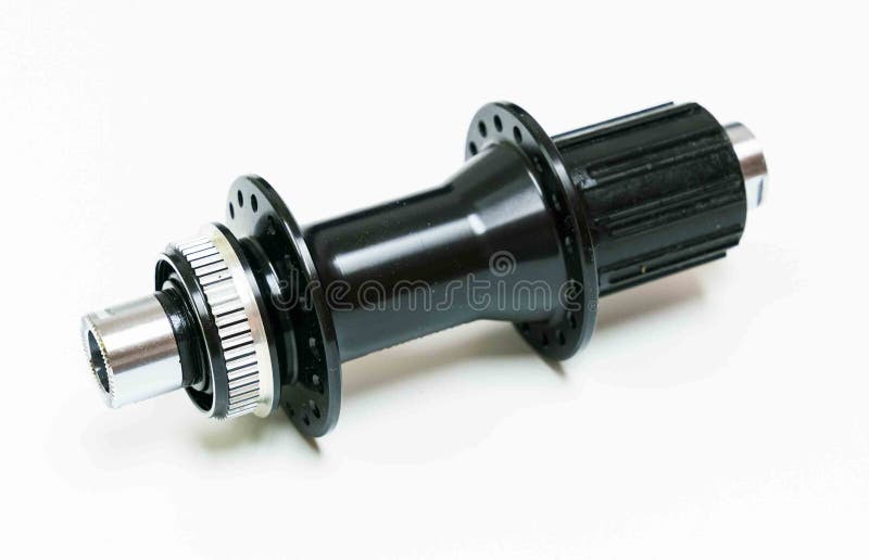 Bicycle rear wheel hub stock photo. Image of material - 319200700