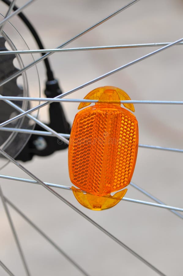 Bicycle Reflector stock photo. Image of lifestyle, macro - 96839400
